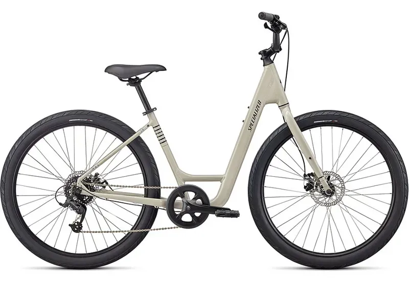 Specialized Roll 2.0 Low Entry Hybrid Bike in White Mountains/Gunmetal ...