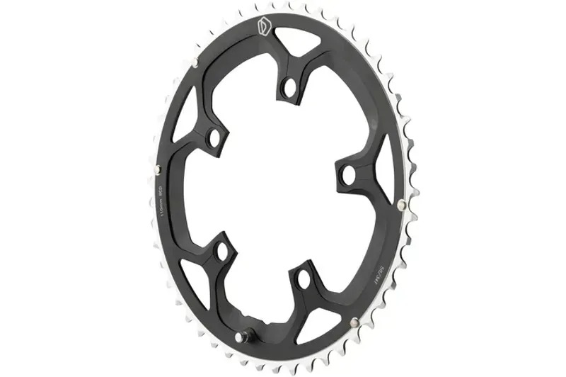 Dimension Multi Speed 38T 104mm Outer Chainring in Black/Silver
